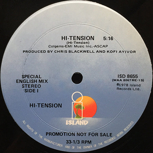 HI-TENSION // HI-TENSION (5:20) / GIRL I BETCHA (3:37) – next records japan