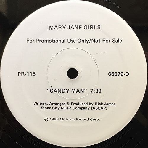 MARY JANE GIRLS / BOBBY NUNN // CANDY MAN (7:39) / SEXY SASSY (2VER) – next records japan