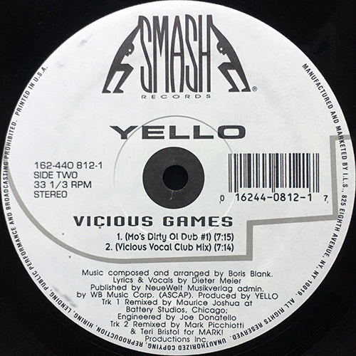 YELLO // VICIOUS GAMES (4VER) – next records japan