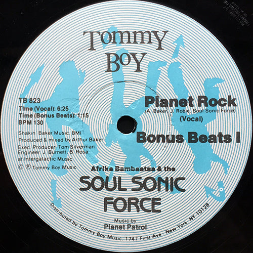 AFRIKA BAMBAATAA & THE SOUL SONIC FORCE // PLANET ROCK (3VER) – next records japan