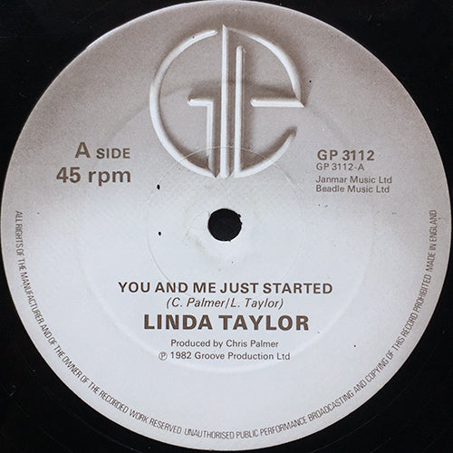 LINDA TAYLOR // YOU AND ME JUST STARTED (ORIGINAL) / (CLUB MIX) – next records japan