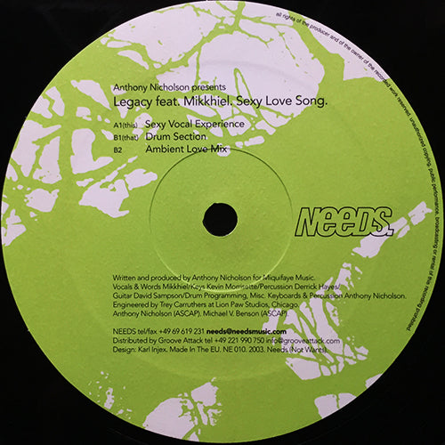 ANTHONY NICHOLSON presents LEGACY feat. MIKKHIEL // SEXY LOVE SONG (3V ...