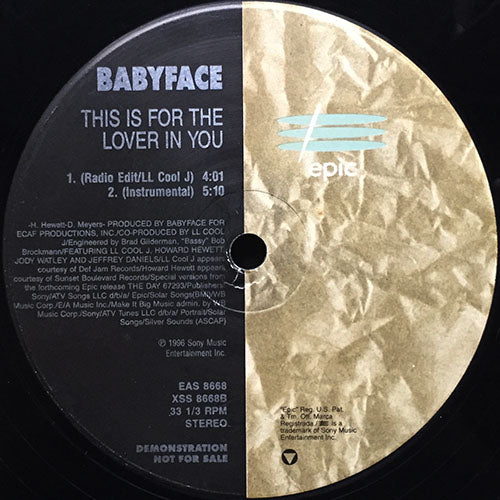 BABYFACE feat. LL COOL J, HOWARD MICAHEWETT, JODY WATLEY & JEFFEREY DA ...