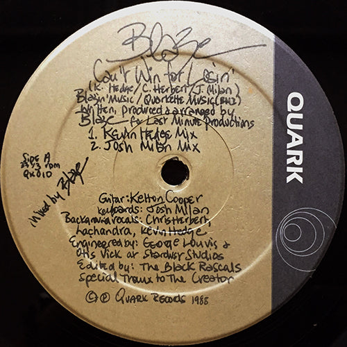 BLAZE // CAN'T WIN FOR LOSIN' (5VER) – next records japan