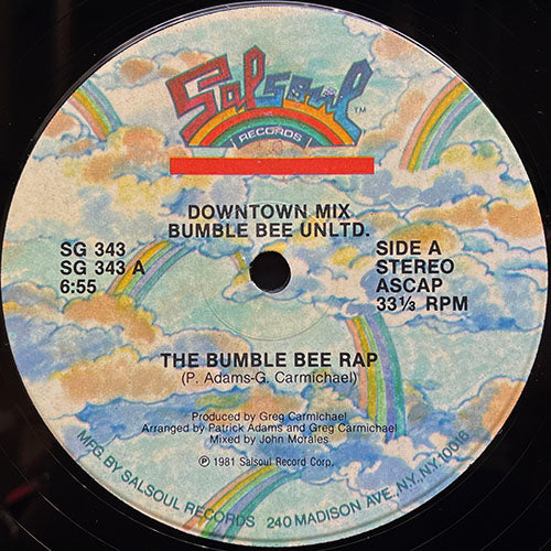 BUMBLE BEE UNLTD. // THE BUMBLE BEE RAP (DOWNTOWN MIX) (6:55) / (UPTOW ...