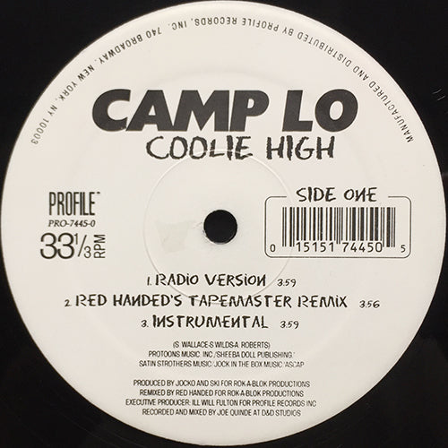 CAMP LO // COOLIE HIGH (6VER) – next records japan
