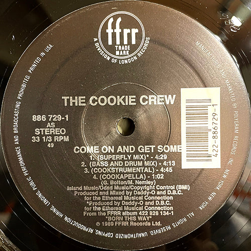COOKIE CREW // COME ON & GET SOME (7VER) – next records japan