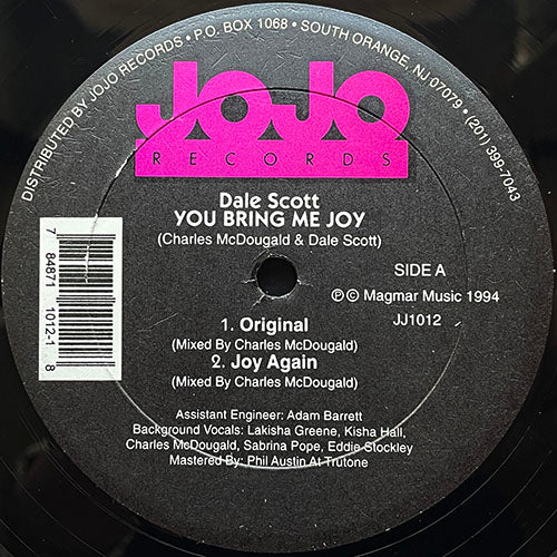 DALE SCOTT // YOU BRING ME JOY (4VER) – next records japan
