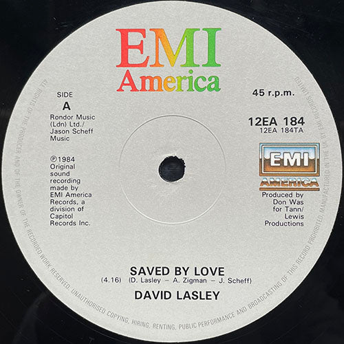 DAVID LASLEY // SAVED BY LOVE (4:16) / OH (3:32) – next records japan
