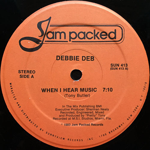 DEBBIE DEB // WHEN I HEAR MUSIC (7:10) / INST (7:30) – next records japan