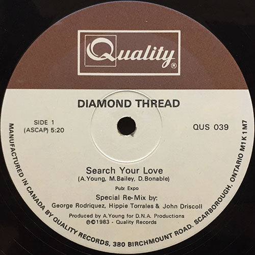 DIAMOND THREAD // SEARCH YOUR LOVE (5:20) / INST (5:20) – next records ...