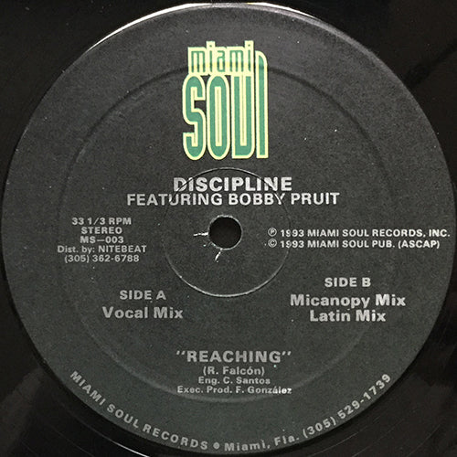 DISCIPLINE feat. BOBBY PRUIT // REACHIN' (3VER) – next records japan