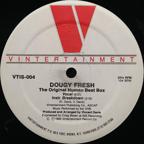DOUGY FRESH // THE ORIGINAL HUMAN BEAT BOX (2VER) – next records japan