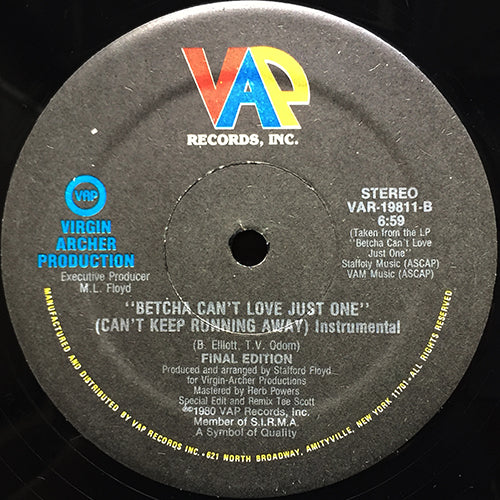 FINAL EDITION // BETCHA CAN'T LOVE JUST ONE (CAN'T KEEP RUNNING AWAY ...