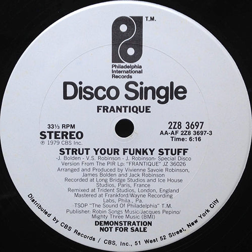 FRANTIQUE // STRUT YOUR FUNKY STUFF (6:16) – next records japan