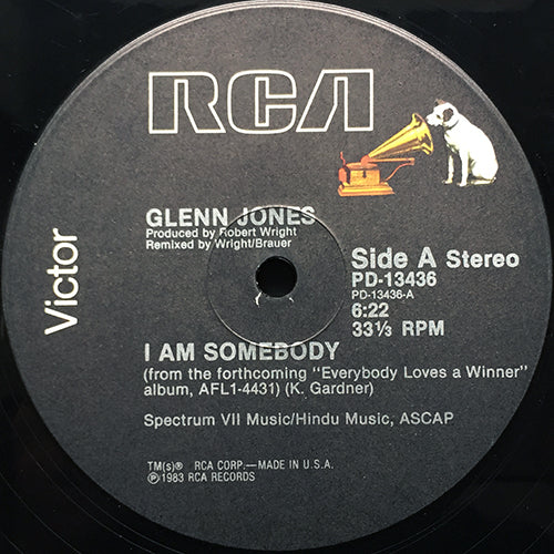 GLENN JONES // I AM SOMEBODY (6:22) / INST (5:28) – next records japan