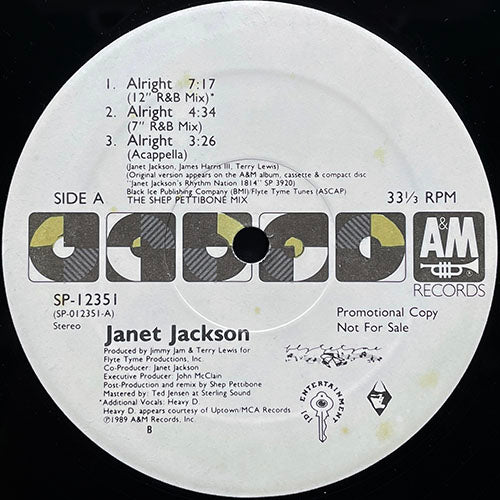 JANET JACKSON feat. HEAVY D // ALRIGHT (6VER) – next records japan