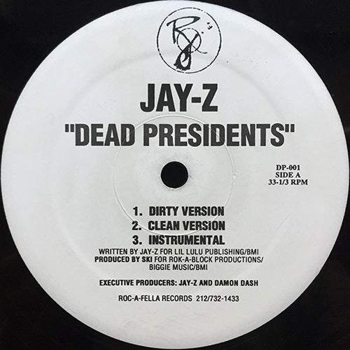 JAY-Z // DEAD PRESIDENTS (3VER) / JAY-Z'S LISTENING PARTY – next ...