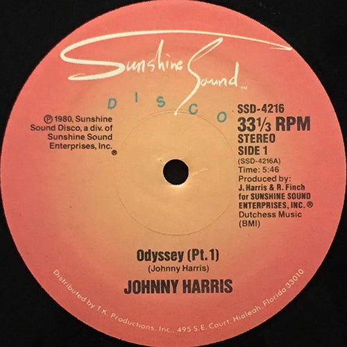 JOHNNY HARRIS // ODYSSEY PT.1&2 (5:46/5:44) – next records japan