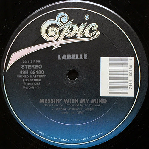 LABELLE // LADY MARMALADE / MESSIN' WITH MY MIND – next records japan
