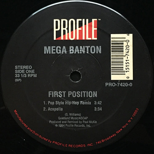 MEGA BANTON // FIRST POSITION (4VER) – next records japan