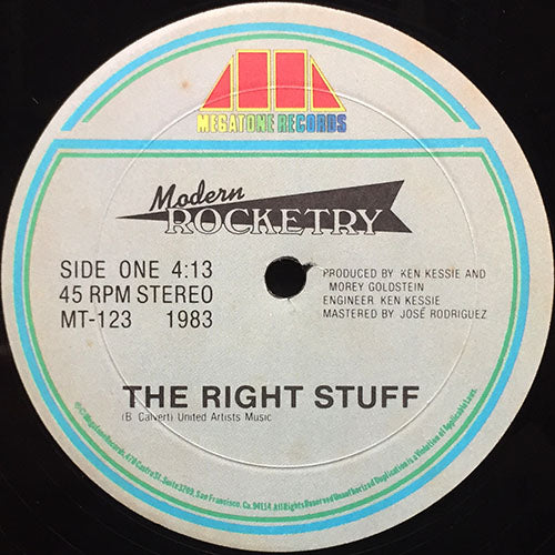 MODERN ROCKETRY // THE RIGHT STUFF (4:13) / (DUB) (4:59) – next records ...
