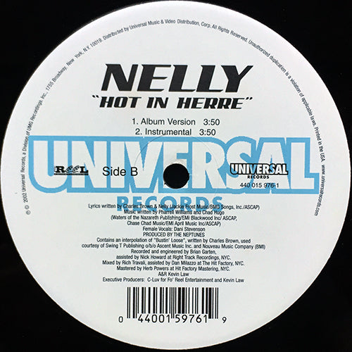 NELLY // HOT IN HERRE (4VER) – next records japan
