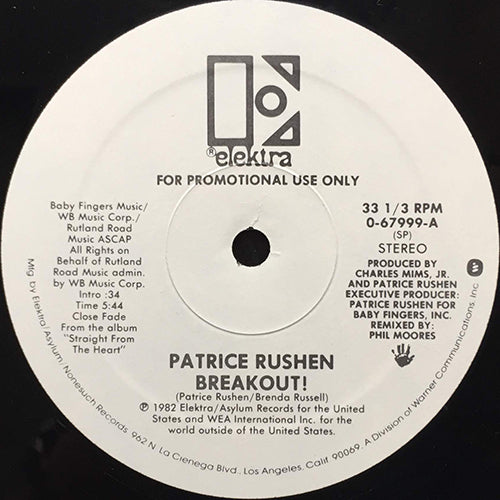 PATRICE RUSHEN // BREAKOUT (5:44) – next records japan