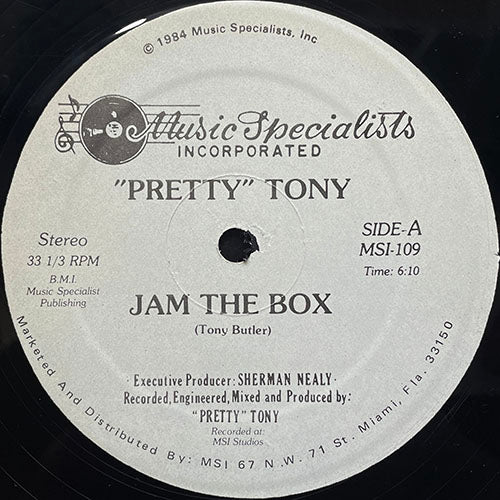 PRETTY TONY // JAM THE BOX (6:10) / INST (6:10) – next records japan