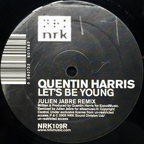 QUENTIN HARRIS // LET'S BE YOUNG (PT.2) (3VER) – next records japan