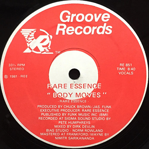 RARE ESSENCE // BODY MOVES (8:40/7:52) – next records japan