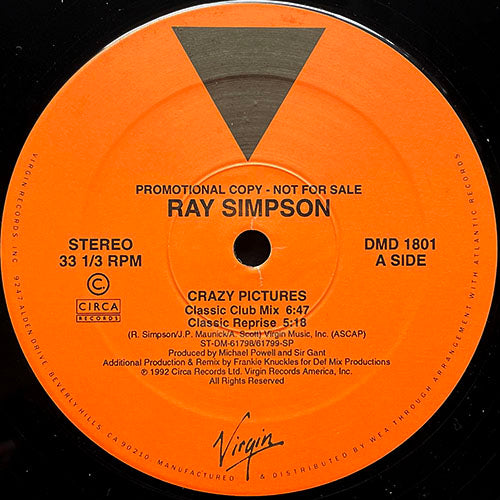 RAY SIMPSON // CRAZY PICTURES (4VER) – next records japan