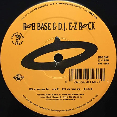 ROB BASE & DJ EZ ROCK // BREAK OF DAWN / SYMPHONY / UPTOWN HOOCHIE ...
