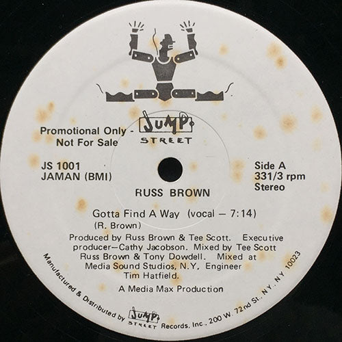 RUSS BROWN // GOTTA FIND A WAY (7:14/4:00) / INST (6:54) – next records ...