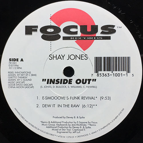 SHAY JONES // INSIDE OUT (5VER) – next records japan