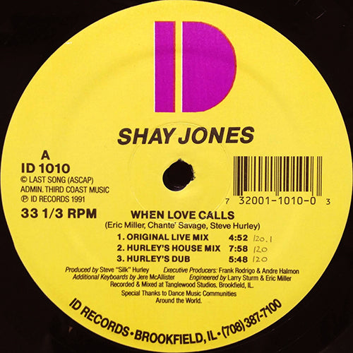 SHAY JONES // WHEN LOVE CALLS (5VER) – next records japan