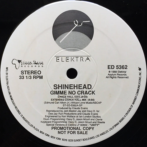SHINEHEAD // GIMME NO CRACK (5VER) – next records japan