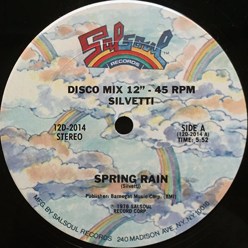 SILVETTI // SPRING RAIN (5:52/2:58) – next records japan