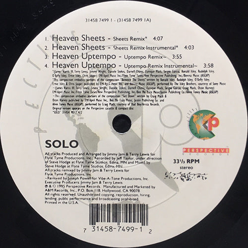 SOLO // HEAVEN (9VER) – next records japan