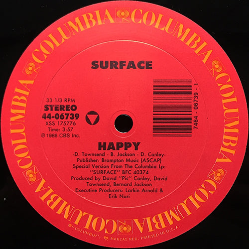 SURFACE // HAPPY (5:09/3:57) – next records japan