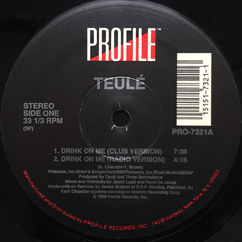 TEULE // DRINK ON ME (4VER) – next records japan
