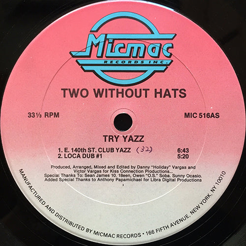 TWO WITHOUT HATS // TRY YAZZ (5VER) – next records japan