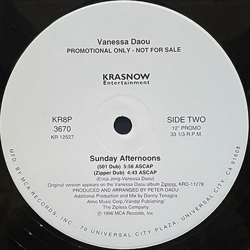 VANESSA DAOU // SUNDAY AFTERNOONS (3VER) – next records japan