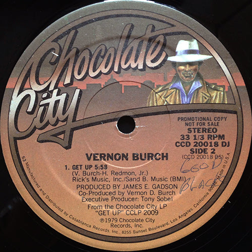 VERNON BURCH // GET UP (5:58) / SAMMY JO ANNE - ONE HALF WOMAN ONE HAL ...