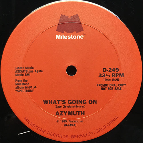 AZYMUTH // WHAT'S GOING ON (5:25) – next records japan