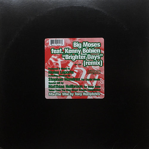 BIG MOSES // BRIGHTER DAYS (REMIX) (4VER) – next records japan