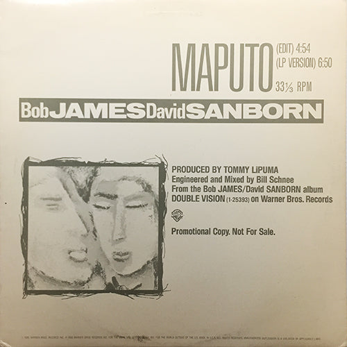 BOB JAMES/DAVID SANBORN // MAPUTO (6:50/4:54) – next records japan