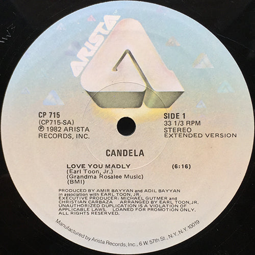 CANDELA // LOVE YOU MADLY (6:16/3:39) – next records japan