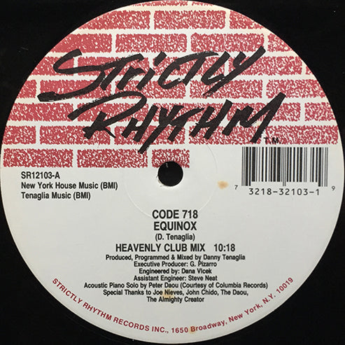 CODE 718 // EQUINOX (3VER) – next records japan