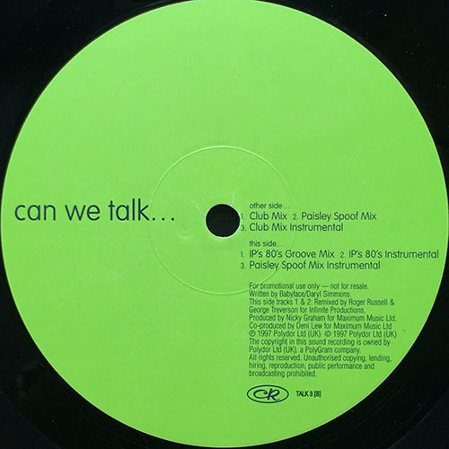 CR (CODE RED) // CAN WE TALK (4VER) – next records japan